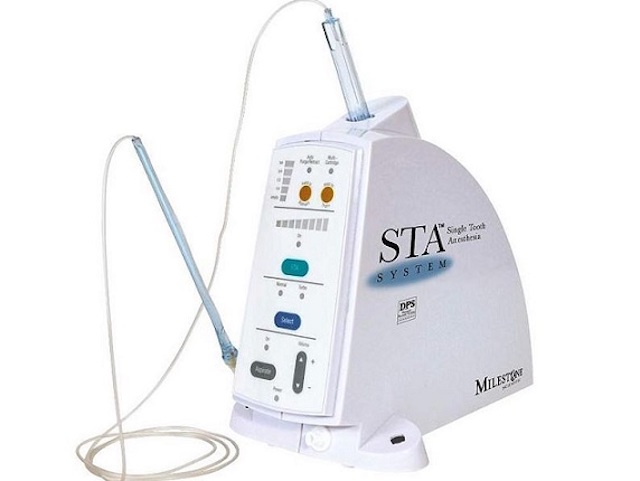 Computer anesthesia STA System. Local anesthesia system STA. Milestone ...