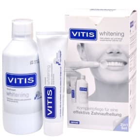 ᐉ VITIS WHITENING Набор (Витис Вайтенинг) Отбеливающая зубная паста и ...