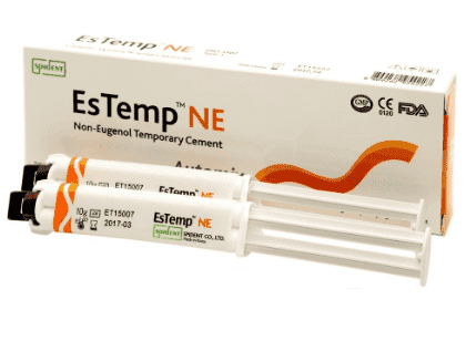 ᐉ EsTemp NE Spident цемент для временной фиксации шприц 10 г, цена 750 ...