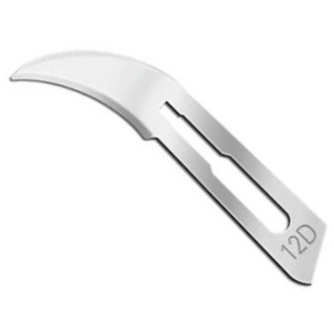 ᐉ Лезвие для скальпеля №12D, 1шт, цена 13₴ ᐉ Купить в Киеве с доставкой