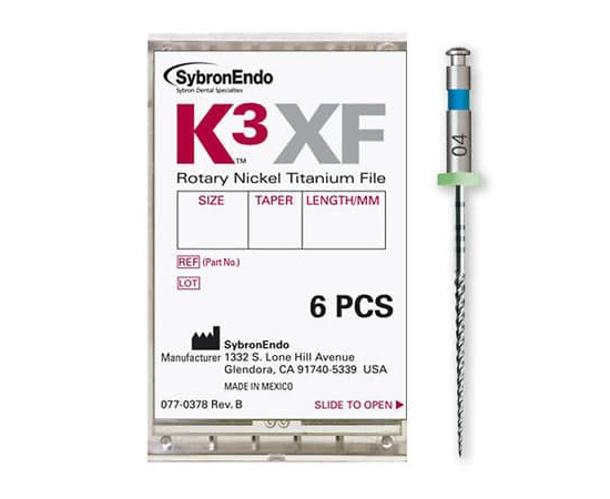 ᐉ K3 XF SybronEndo Kerr, 6шт, цена 1 410₴ ᐉ Купить в Киеве с доставкой